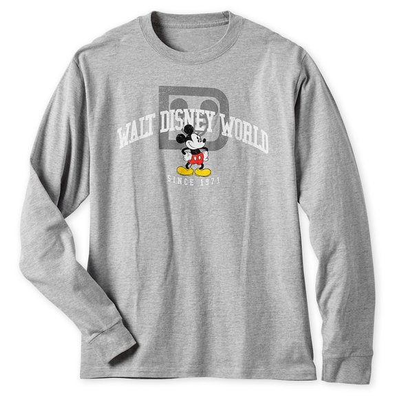 Disney | Tops | Nwot Disney Walt Disney World Oversized Long Sleeve ...